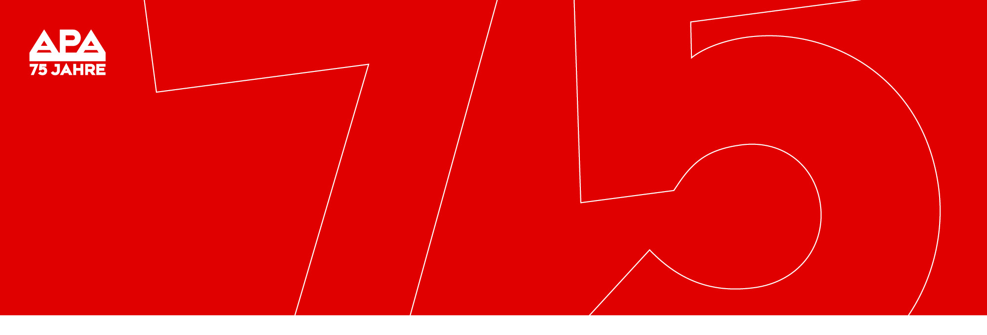 Presseunterlagen 75 Jahre APA